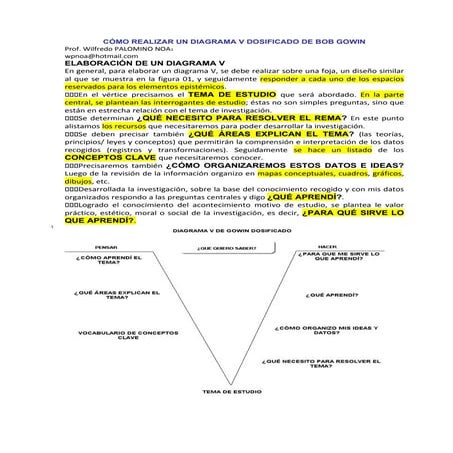 Diagramas v gowin | PDF