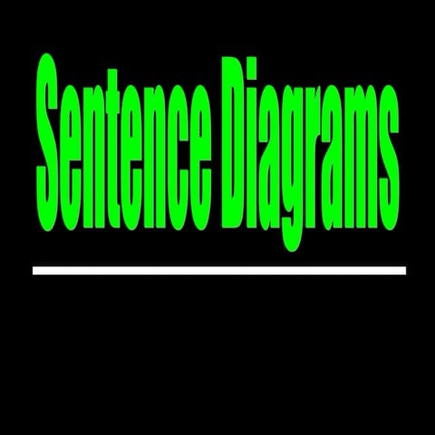 Diagramming sentences | PPT