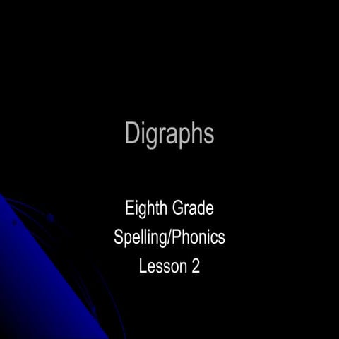 Diagraphs[1] | PPT