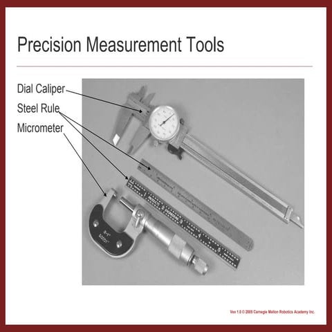 Dial caliper & micrometer | PPTX