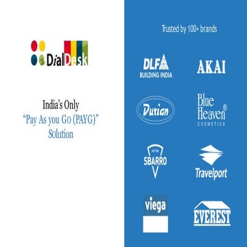 DialDesk India's Best Call Center Solution and Service Provider | PPT