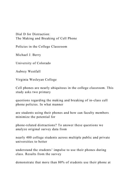 Impact of Mobile Phone usage on School Students’ Academic Performance ...