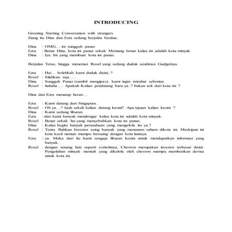 Dialog amik indonesia | DOCX