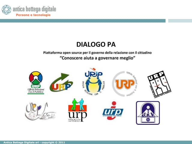 DialogoPA la soluzione open source per la relazione con il cittadino | PDF DialogoPA la soluzione open source per la relazione con il cittadino | PDF