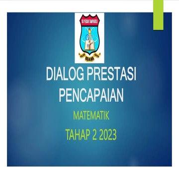 dialog prestasi 1 2024 matematik spektra | PPTX