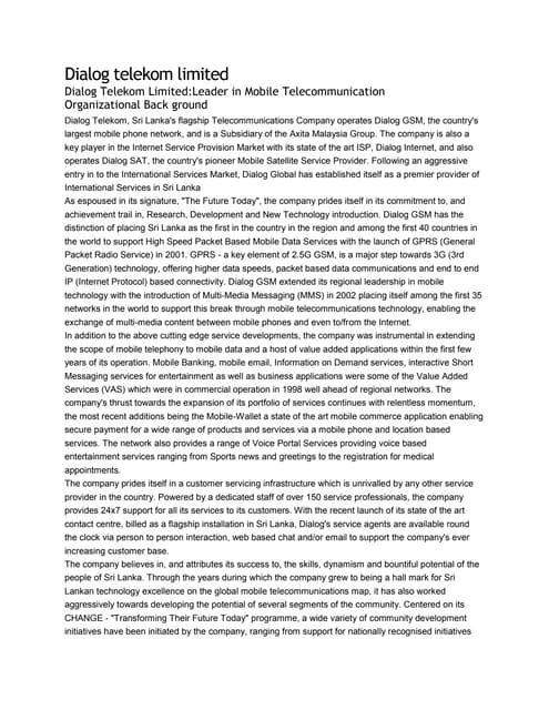 Dialog axiata plc - BBE | PPT