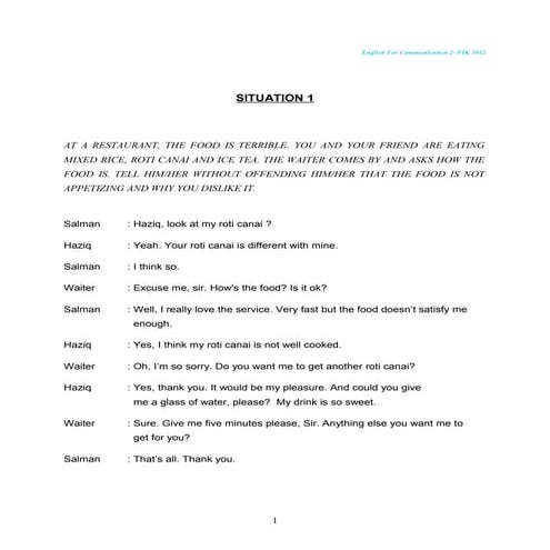 Dialogue | DOC | Entertainment