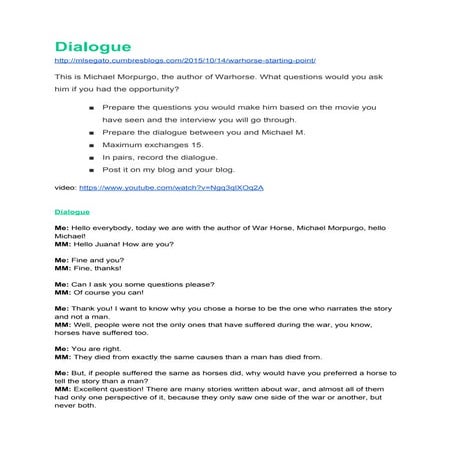 Dialogue | PDF