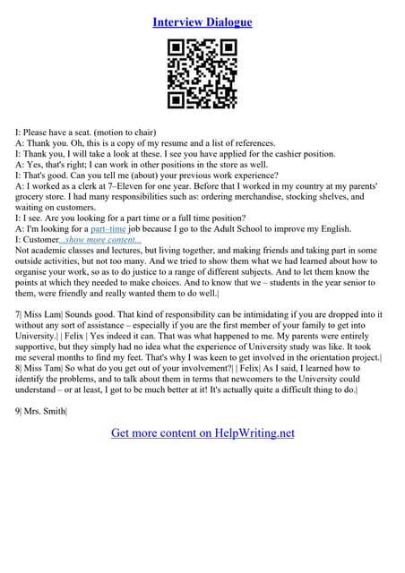 Dialogue In Essay Pdf