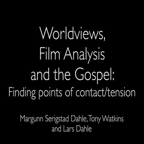 INT-460 Topic 2 Day 2 Exegeting Film | PDF
