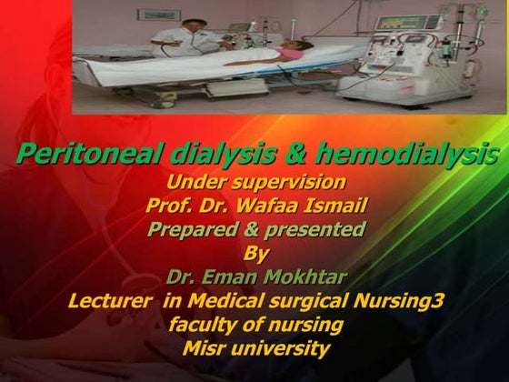 Nursing Care of Patient on Dialysis | PPTX