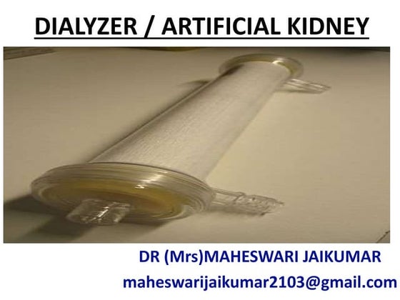 DIALYZER | PPTX | Blood Disorders | Diseases and Conditions