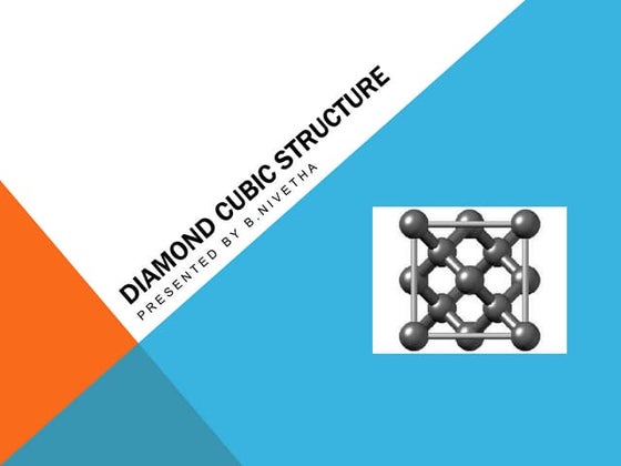 Diamond Structure | PPTX