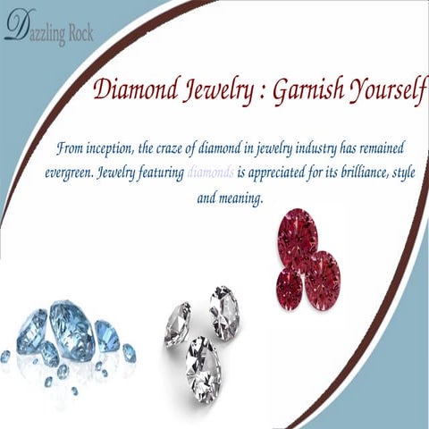 Diamond jewelry : garnish yourself | PPT