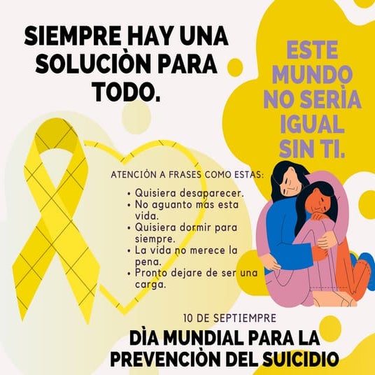 Prevención del suicidio: frases clave y consejos | PPT