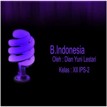 Dian yuni lestari power point xii ips 2 | PPT