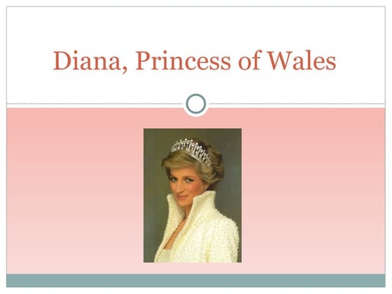 Presentation Of Princess Diana | PPT