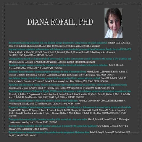 Diana Rofail, Ph D | PPT