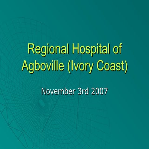 Diapo chr agboville | PPT