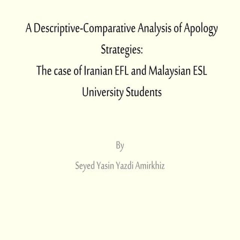 A descriptive research analysis | PPTX