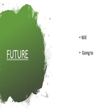 Will vs Going to vs Present Continuous | PPTX