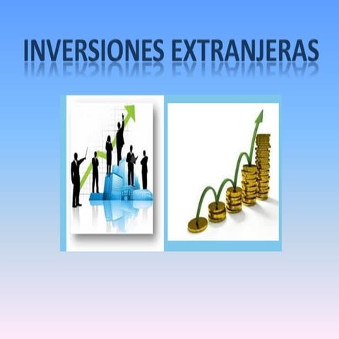 INVERSIONES EXTRANJERAS | PDF