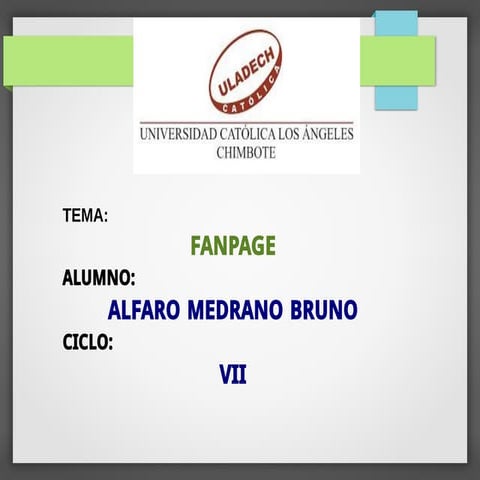 MÓDULO 3. Contenido Complementario. Elaboracion de fanpage en facebook ...