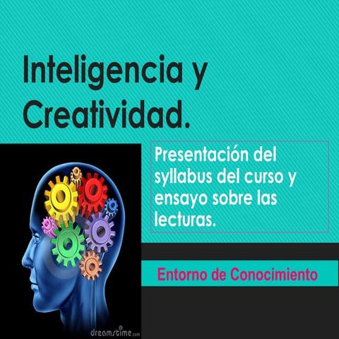 Presentacion Power Point Inteligencia Y Creatividad Ppt