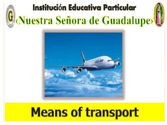 Means of transport | PPTX