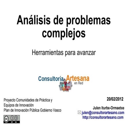 Análisis de problemas complejos | PPT