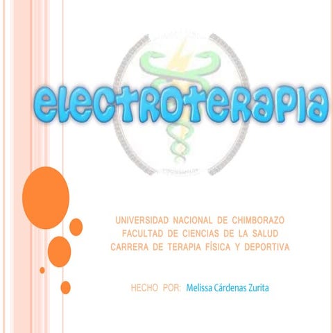 Microcorrientes: electroterapia | PPTX