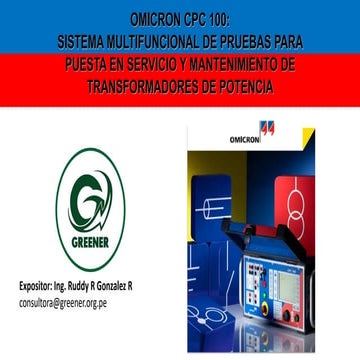DIAPOSITIVAS -Curso on line CPC 100 - GREENER | PDF