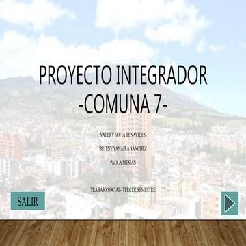 Diapositivas - proyecto integrador | PPTX