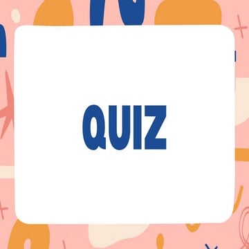 QUIZ FOR ENGLISH LEVEL AS A SECOND ENGLISH | PPT