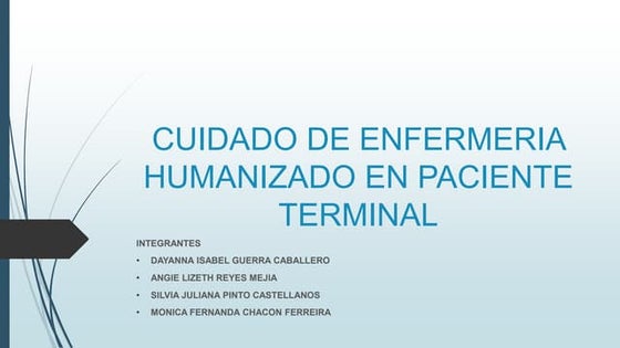 Paciente moribundo.. | PPT