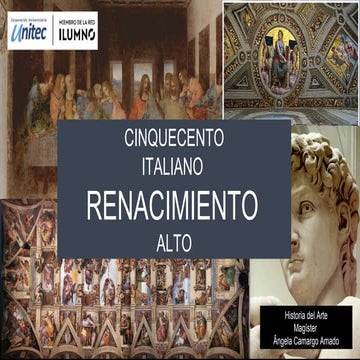 RENACIMIENTO CINQUECENTO ITALIANO | PPT