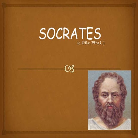 Socrates y su pensamiento filosofico | PPTX