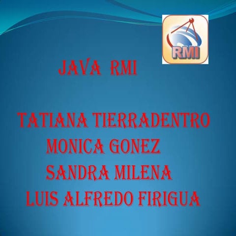 Tema RMI en java e invocación utilizando | PDF