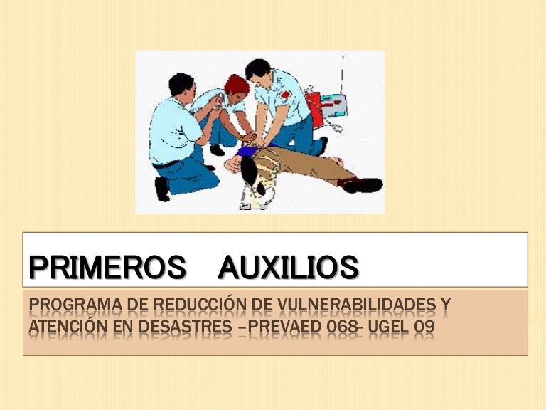 Diapositivas de primeros auxilios