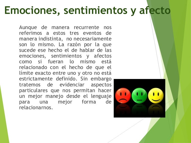 Emociones Sentimientos