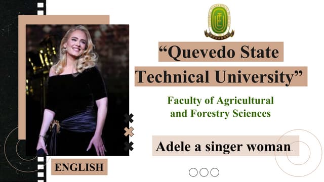 Biography Adele Pptx