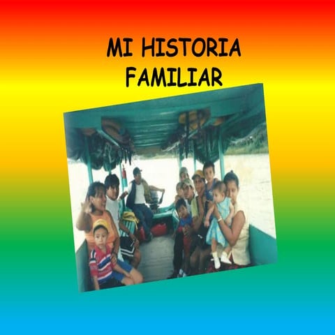 Mi familia es maravillosa | PPTX