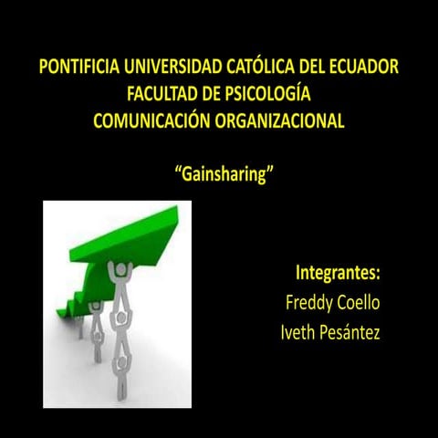 "Gainsharing". Herramienta del management para incrementar la ...