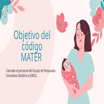Triage Obstétrico, Código Mater y Equipo de.pptx