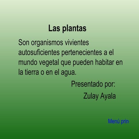 Diapositivas las plantas | PPT