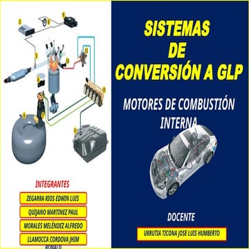SISTEMA DE CONVERSION A GLP EN MOTORES DE COMBUSTION | PPTX
