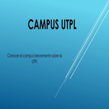 Diapositivas campus UTPL | PPTX