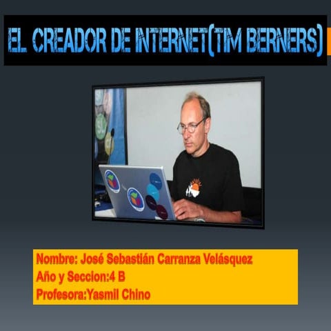Biografía de tim berners lee para el curso de informática.pptx