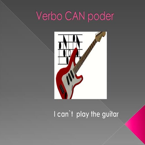 Diapositivas verbo can poder | PPTX