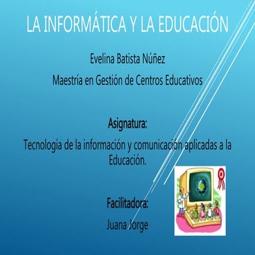 Introducción a la informática 4to a | PPTX